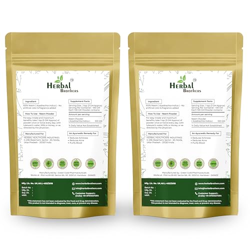 natural neem powder for skincare routine