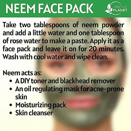 Natural neem powder for wellness