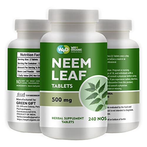 natural neem supplement 240 count