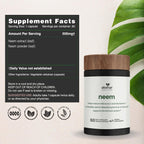 Natural Neem supplement for overall vitality