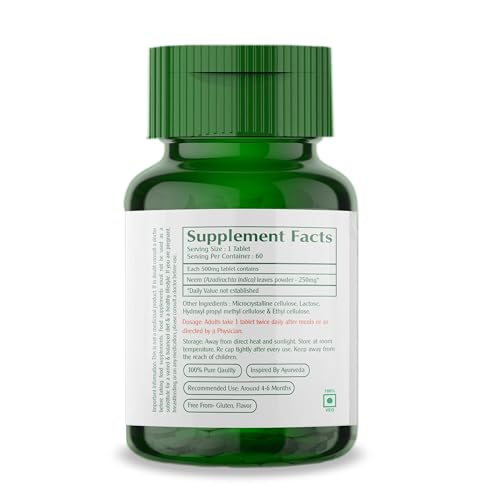 natural neem tablets for wellness