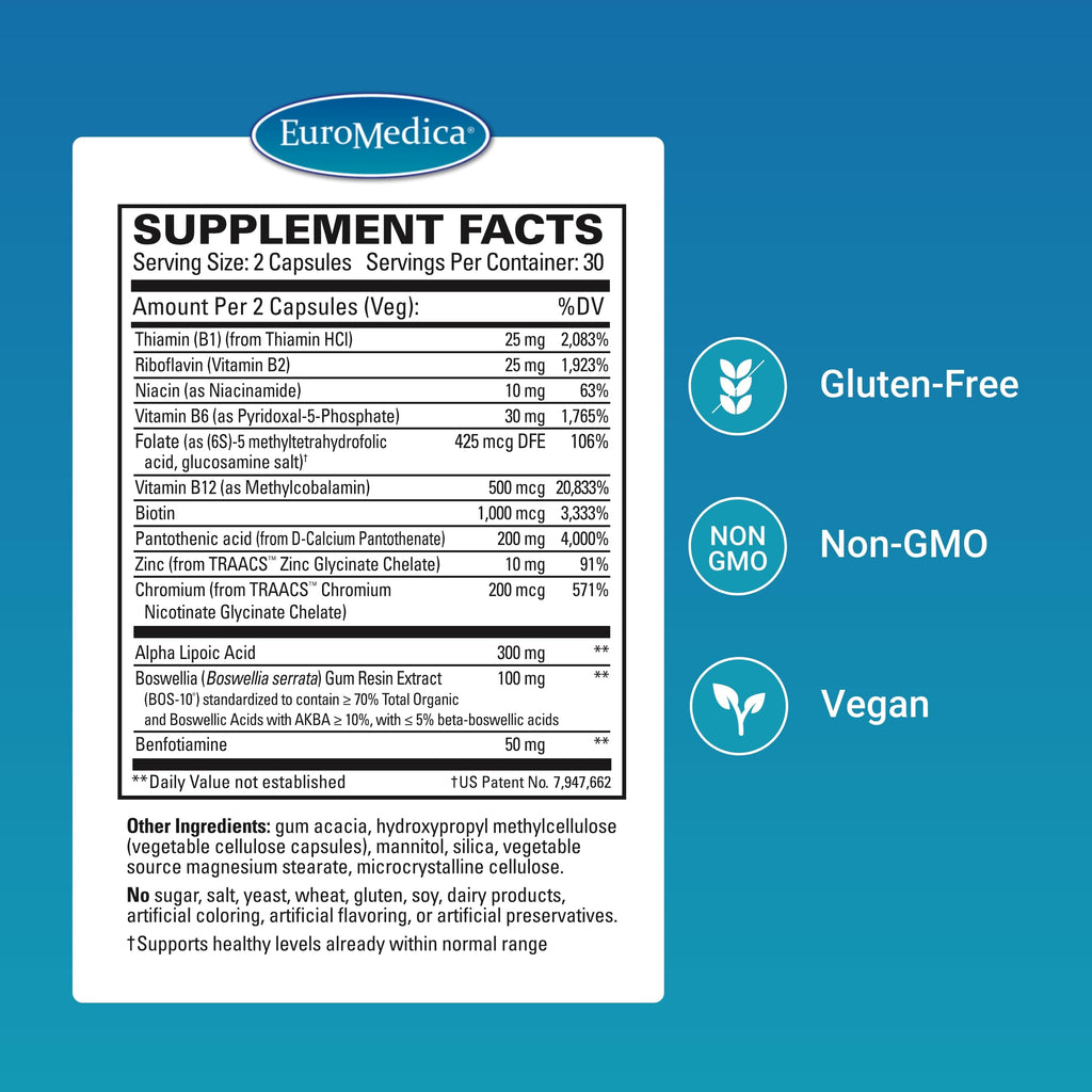natural nerve function support with EuroMedica