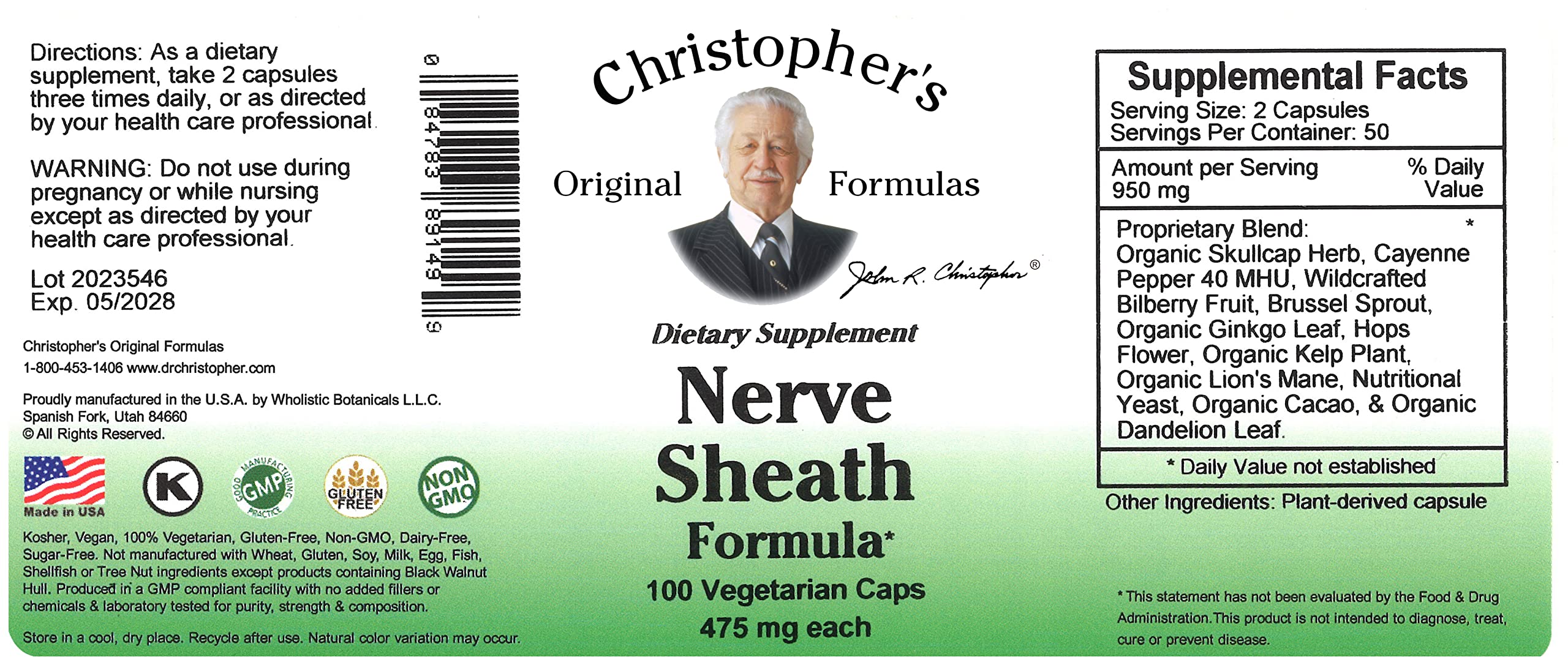 Natural nerve health supplements