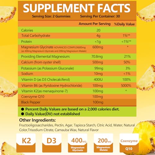 natural nerve support magnesium gummies