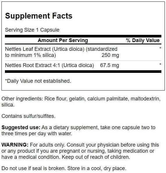natural nettle capsules for men
