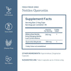 Natural nettle capsules for wellness
