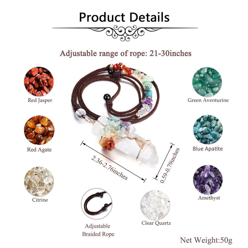 natural nettle clear quartz jewelry