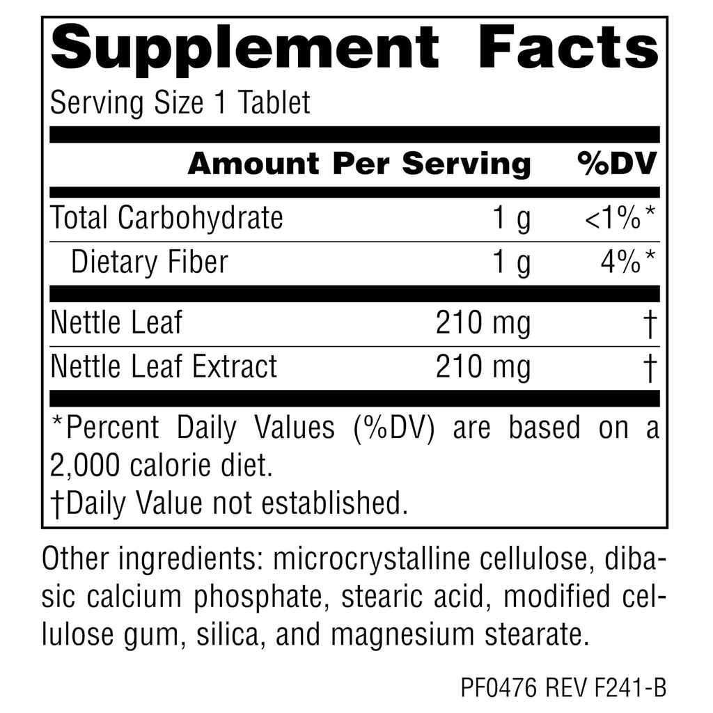 natural nettle extract for wellness