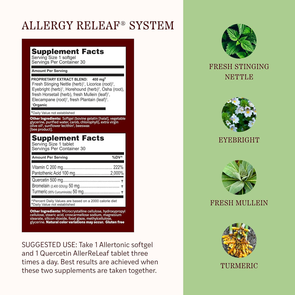 Natural nettle remedy for seasonal allergies