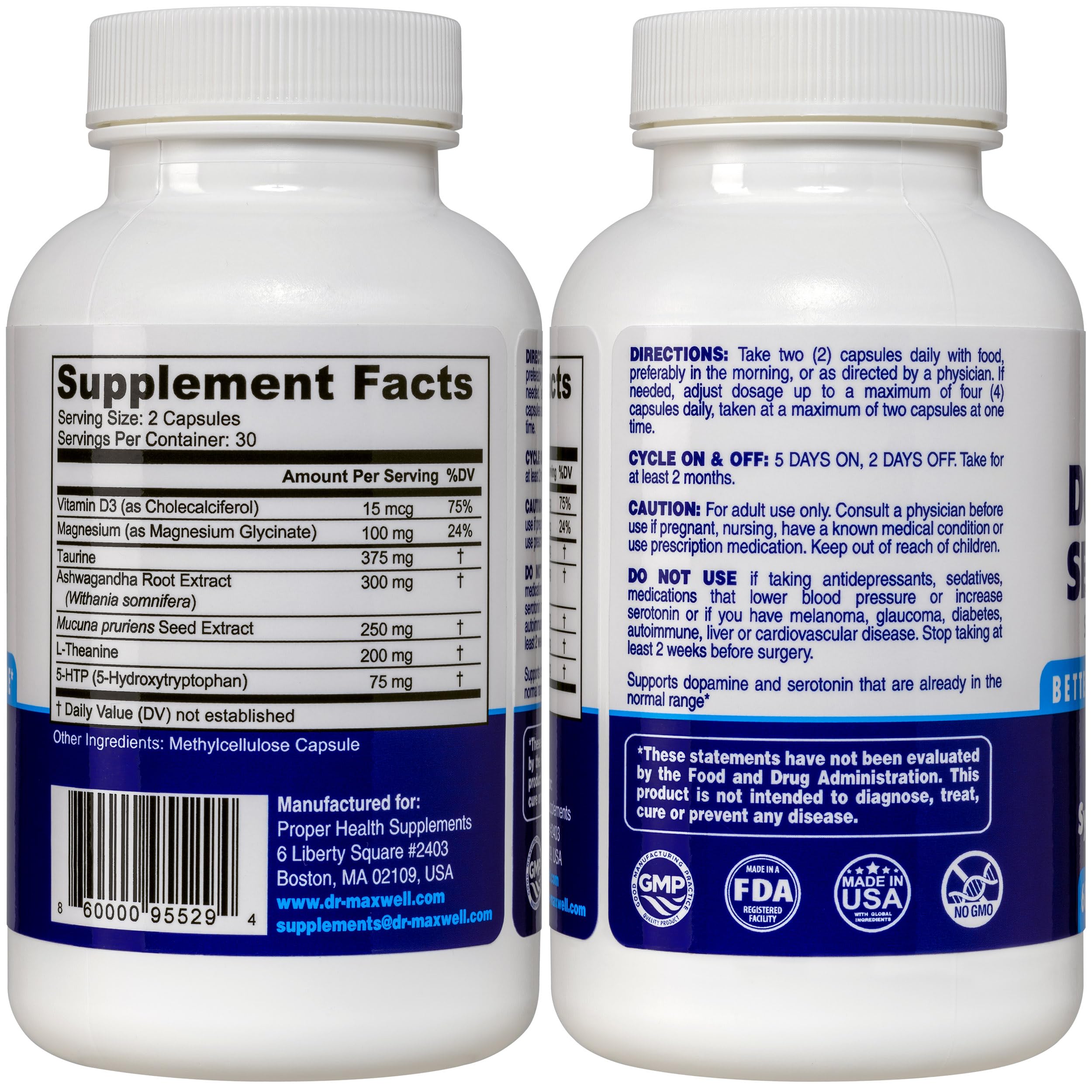 natural neurotransmitter support with vitamins