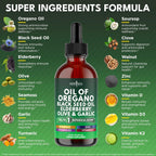 natural NEW AGE oil of oregano supplement
