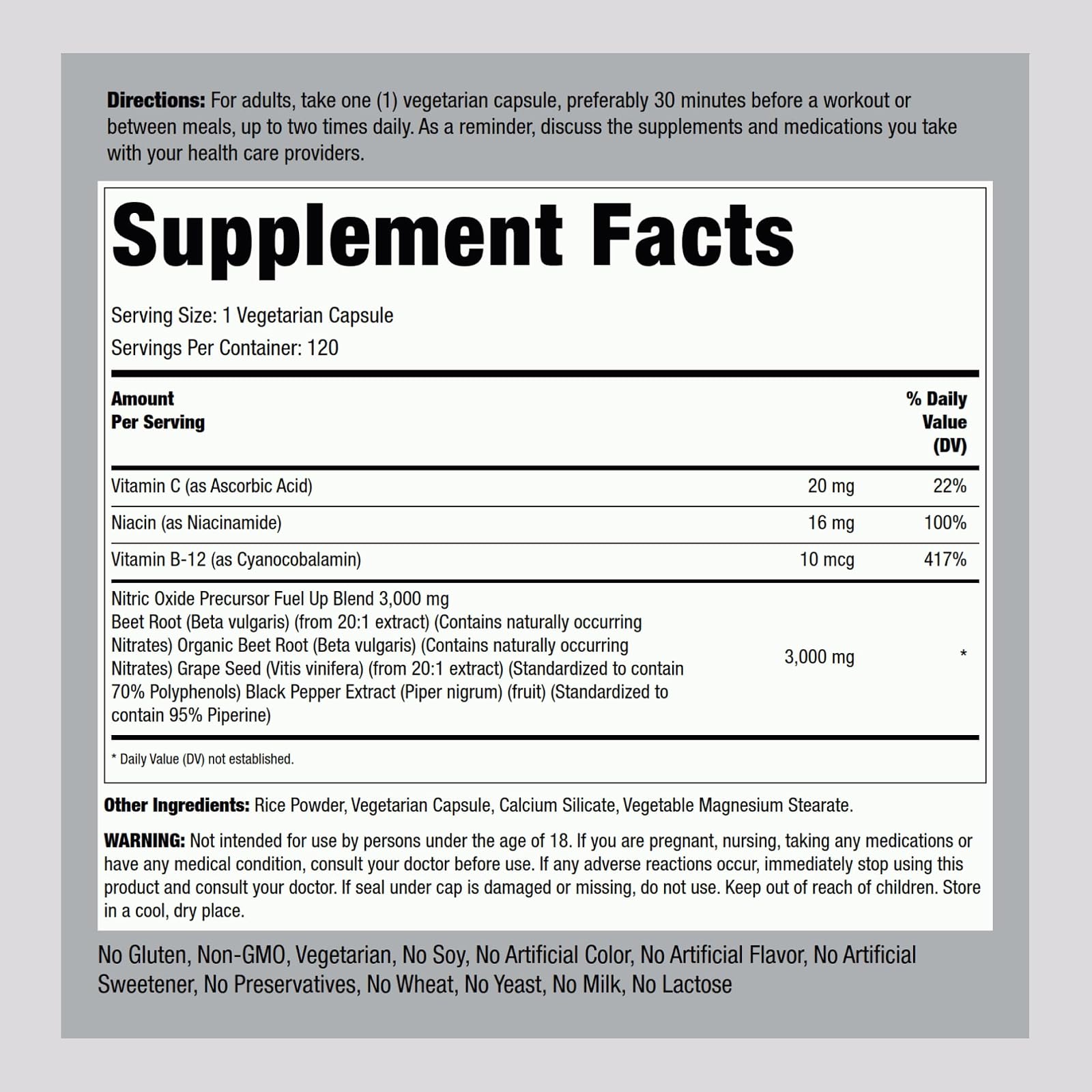 natural nitrates in beet root