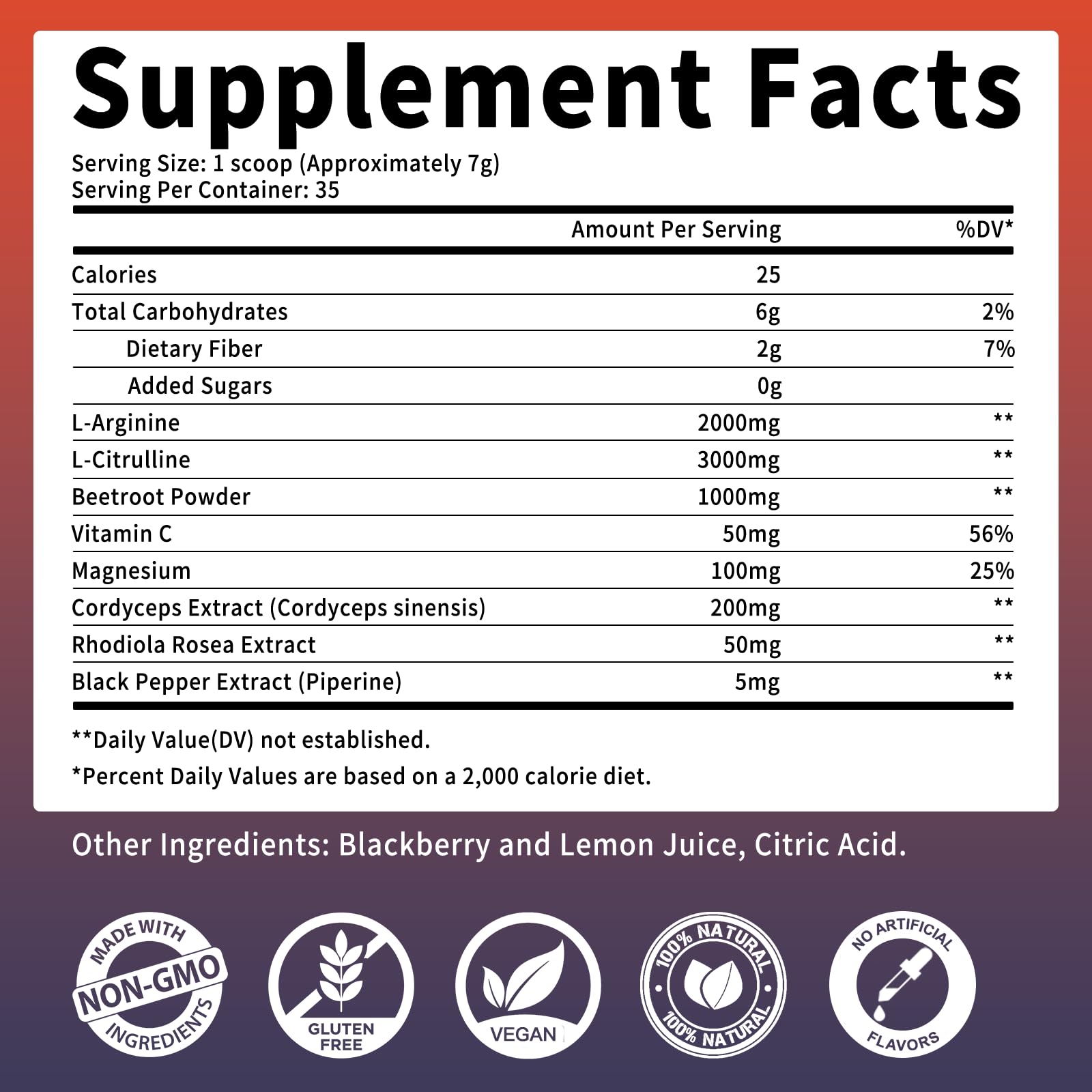 natural nitric oxide booster powder