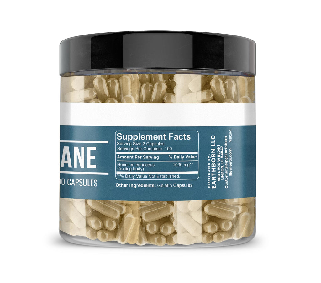 natural no additive Lion's Mane supplement