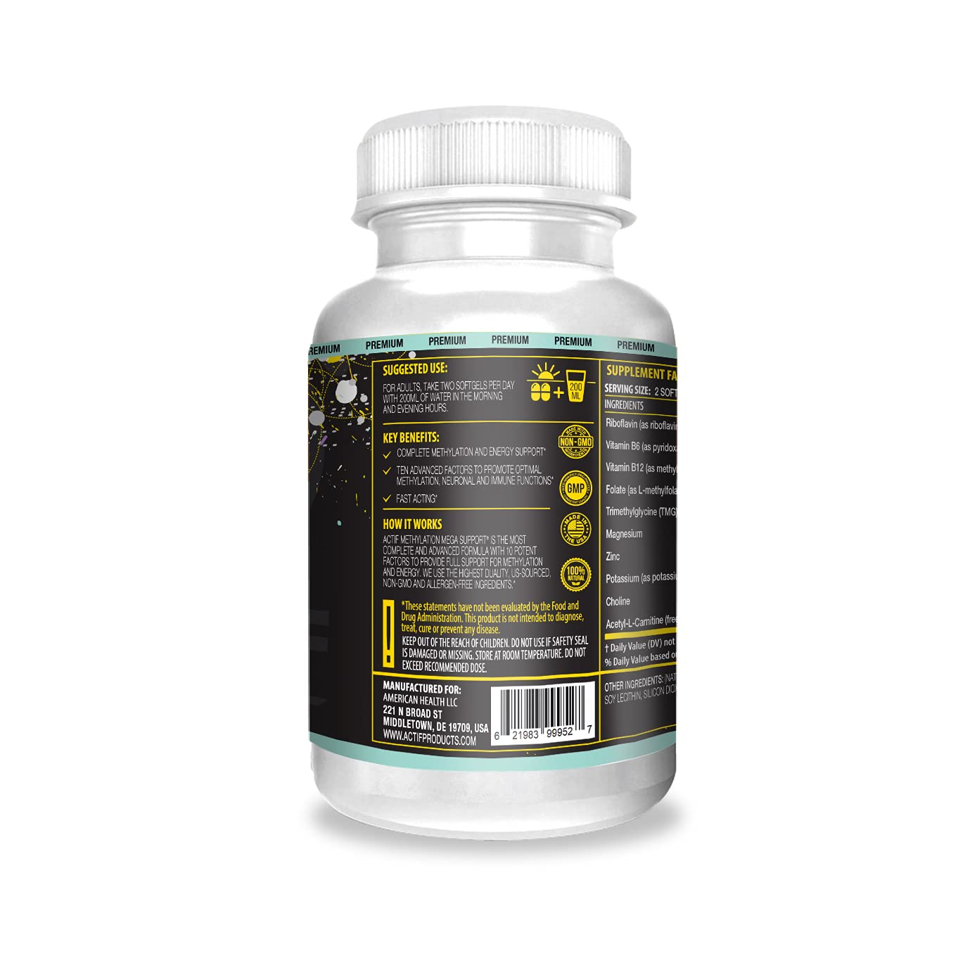 Natural non-GMO vitamin and mineral blend
