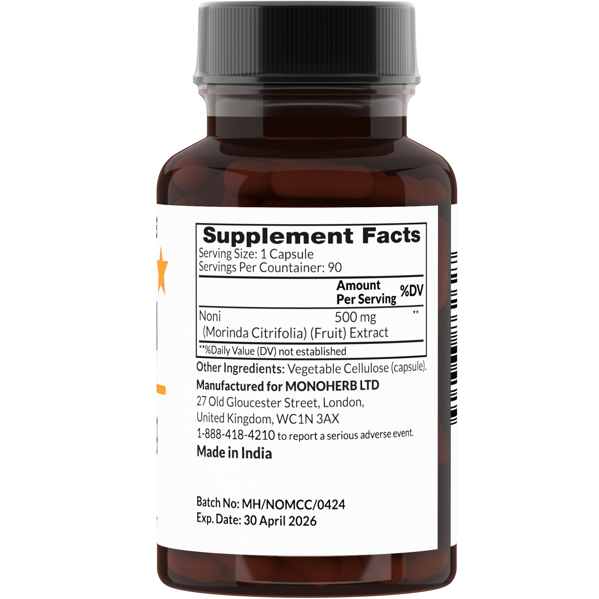natural noni capsules for vitality