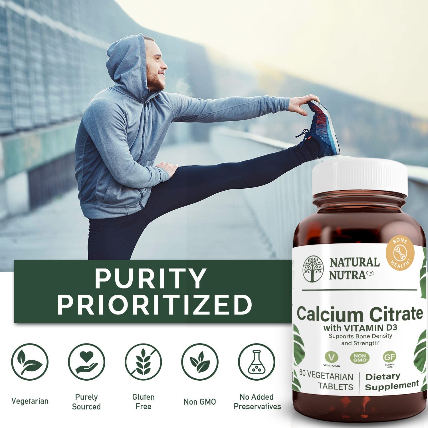 Natural Nutra calcium for strong bones
