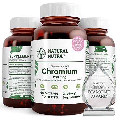 Natural Nutra chromium supplement tablets