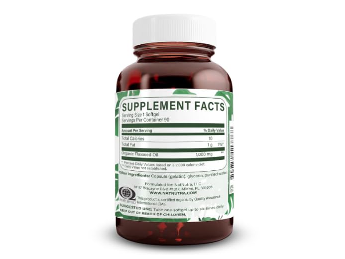 Natural Nutra flaxseed oil benefits
