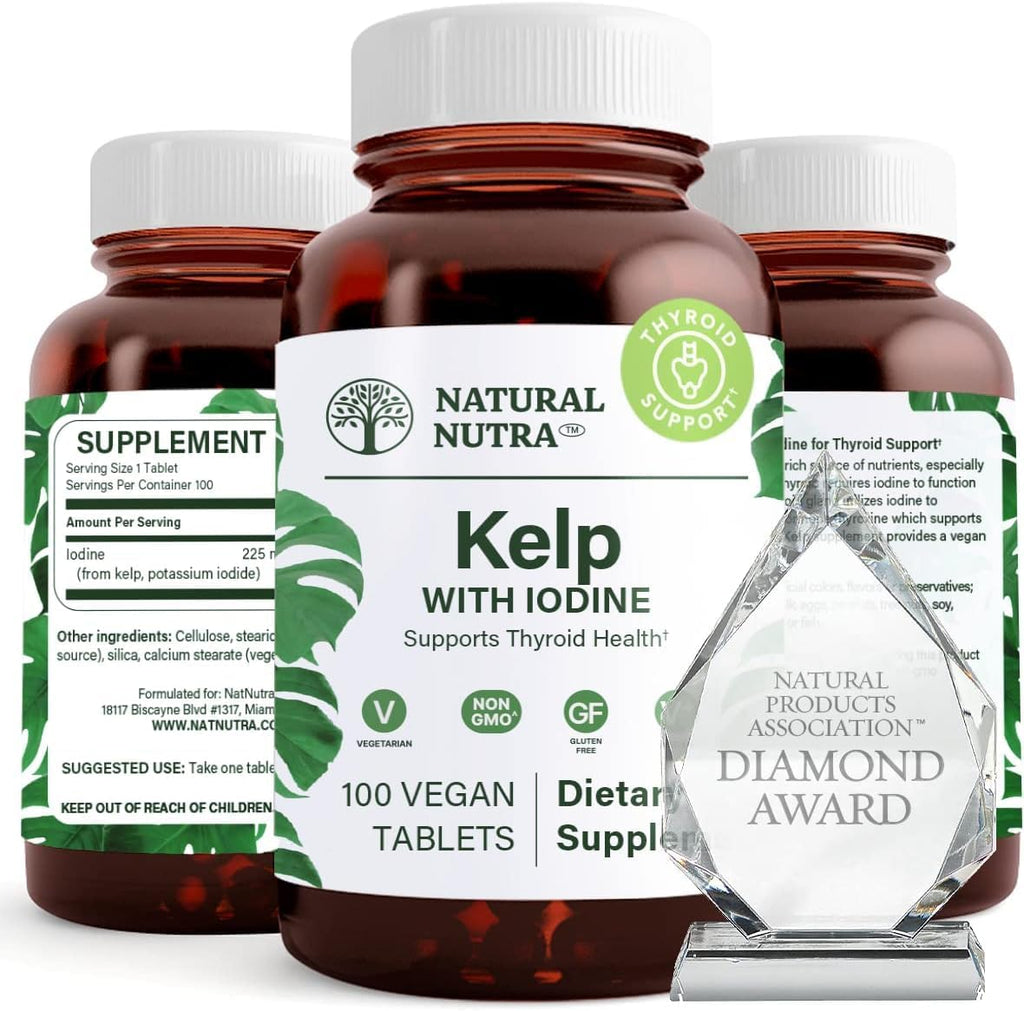 Natural Nutra iodine supplement tablets