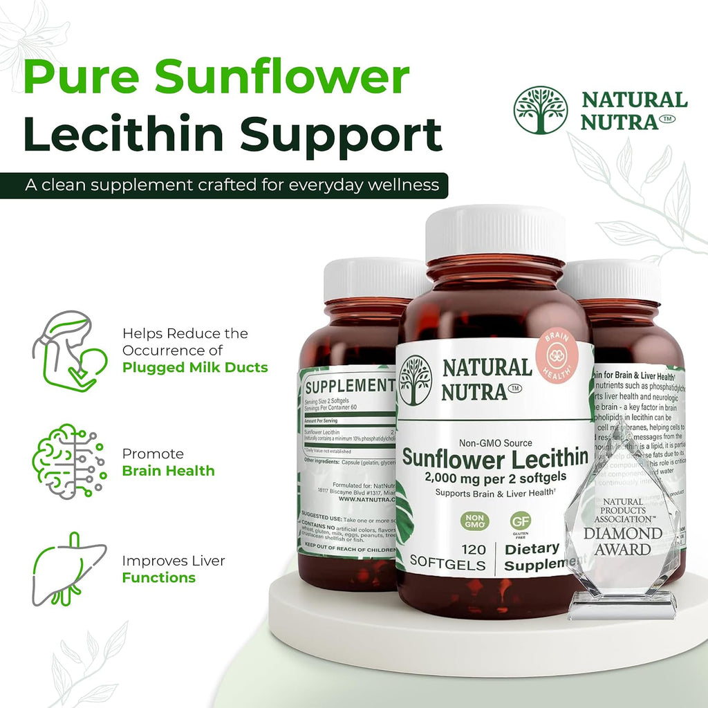Natural Nutra lecithin for energy boost