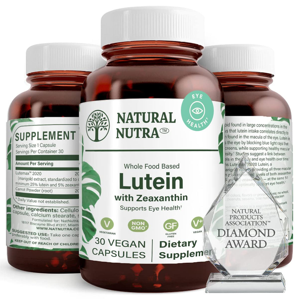 Natural Nutra Lutein capsules for eye health