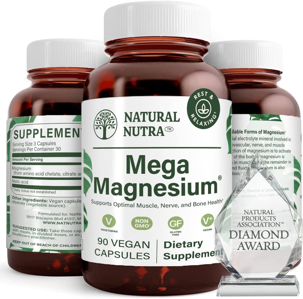 Natural Nutra magnesium for relaxation