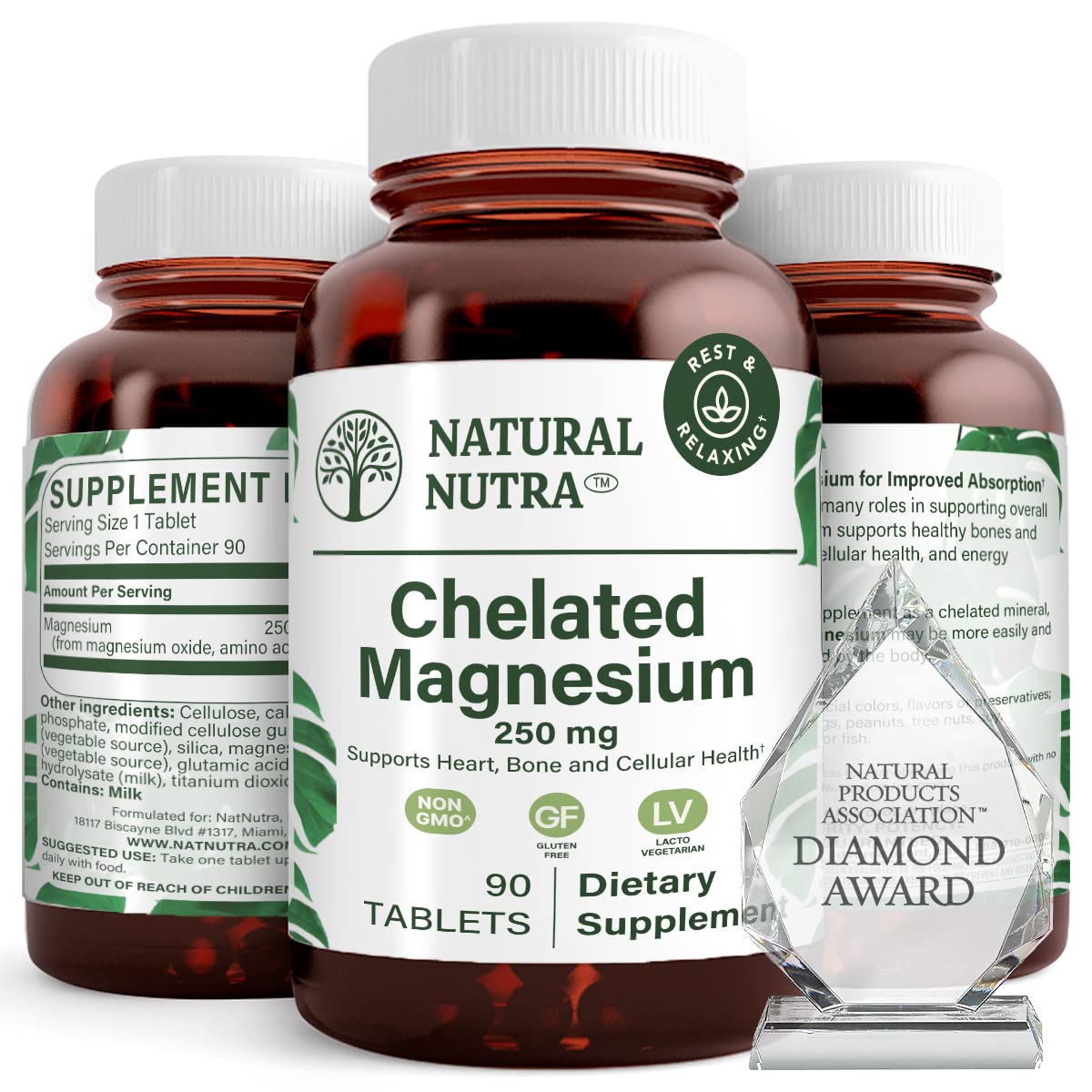 Natural Nutra magnesium oxide tablets
