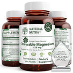 Natural Nutra magnesium wafers for relaxation