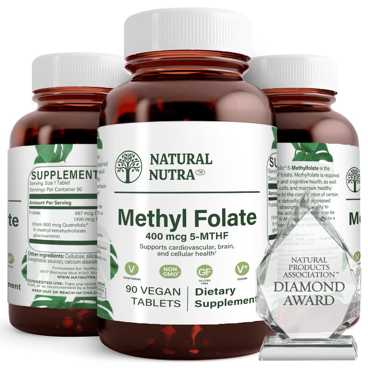Natural Nutra methyl folate supplement