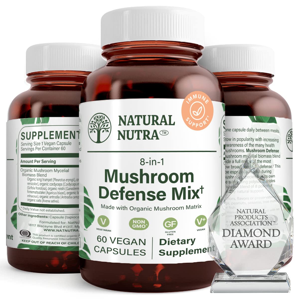 Natural Nutra mushroom defense capsules