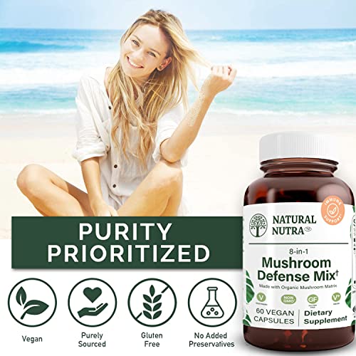 Natural Nutra mushrooms for vitality
