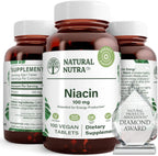 Natural Nutra Niacin 100 mg tablets