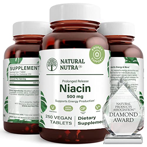 Natural Nutra Niacin 500 mg tablets
