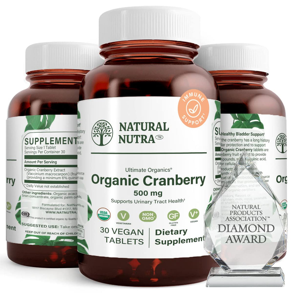 Natural Nutra organic cranberry tablets