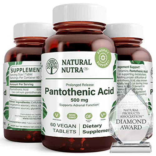Natural Nutra Pantothenic Acid benefits