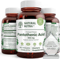 Natural Nutra Pantothenic Acid tablets