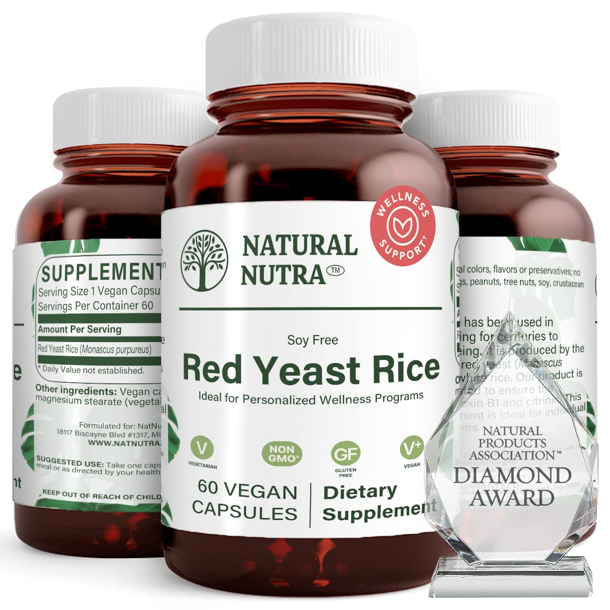 Natural Nutra Red Yeast Rice capsules