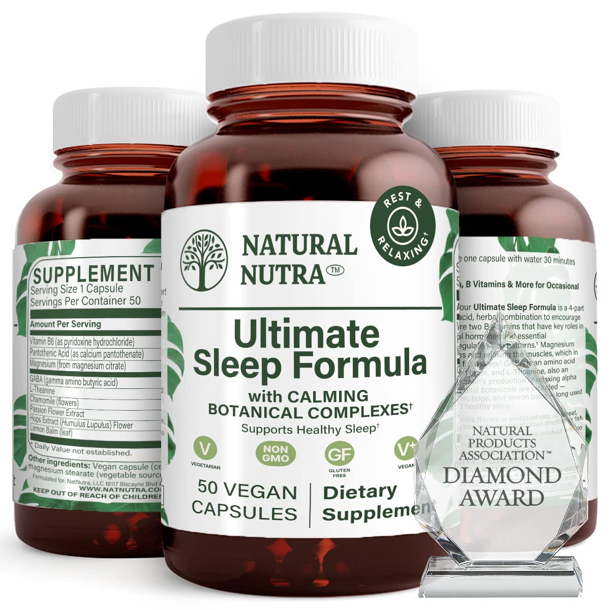 Natural Nutra sleep support capsules