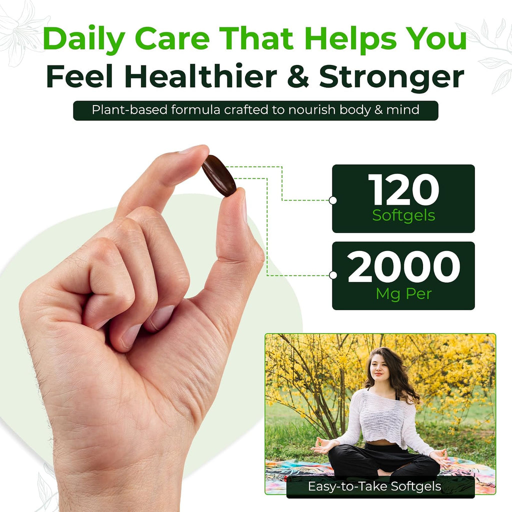 Natural Nutra softgels for easy absorption