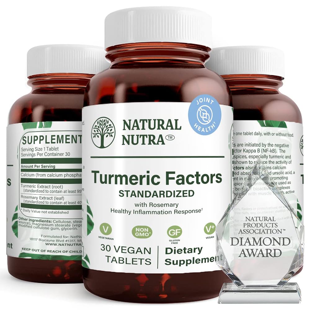 Natural Nutra turmeric curcumin tablets