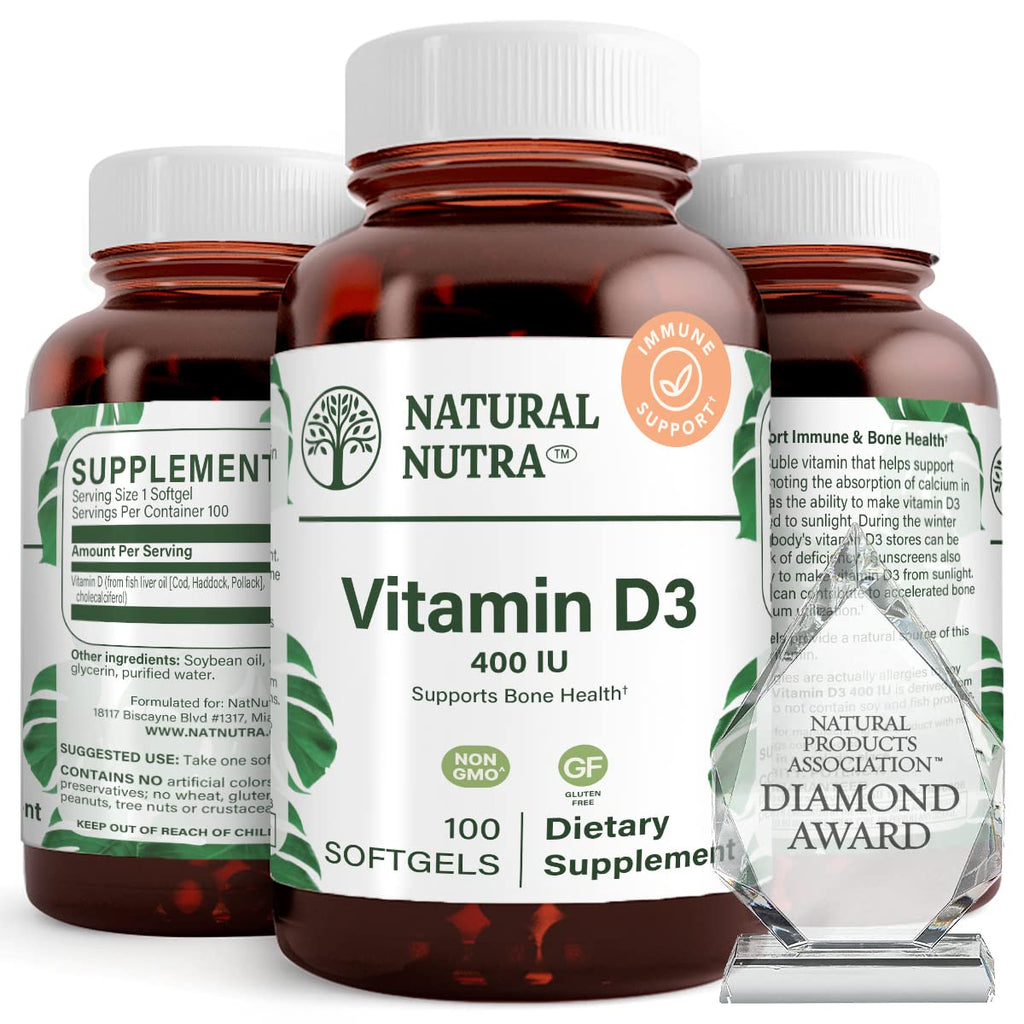 Natural Nutra Vitamin D3 softgels
