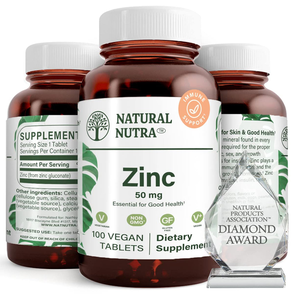 Natural Nutra zinc gluconate tablets