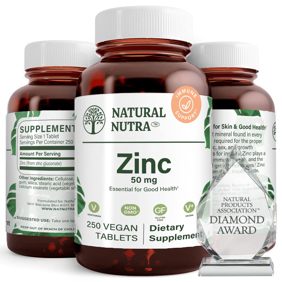 Natural Nutra zinc gluconate tablets