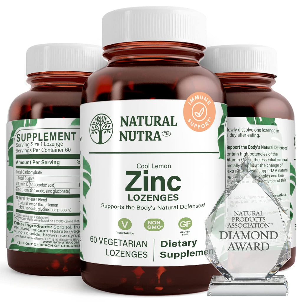 Natural Nutra zinc lozenges for immunity