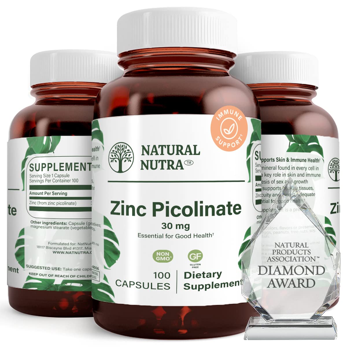 Natural Nutra zinc picolinate capsules