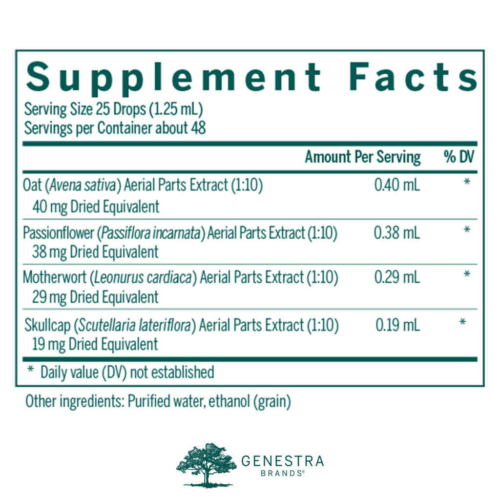natural oat supplement for stress relief