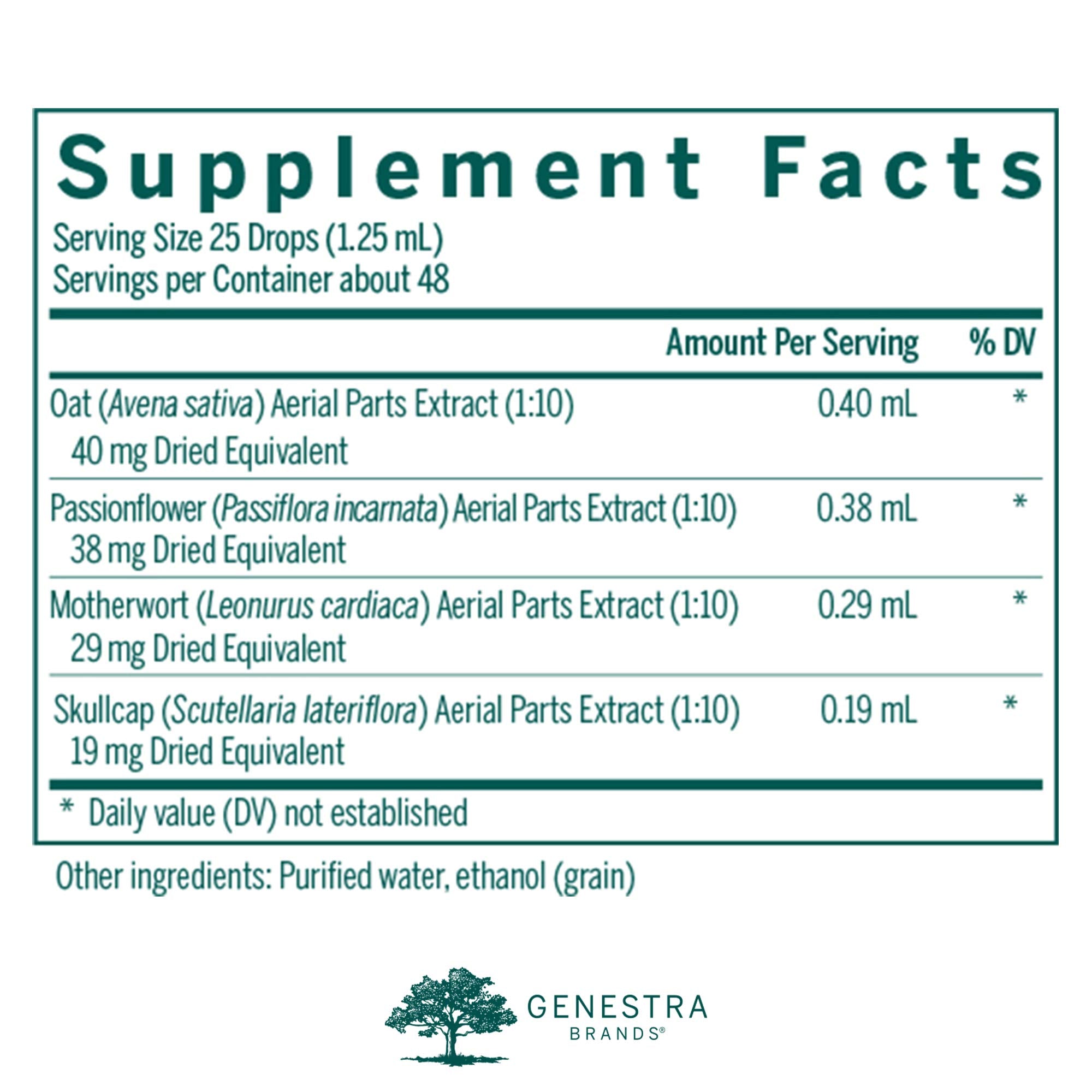 natural oat supplement for stress relief
