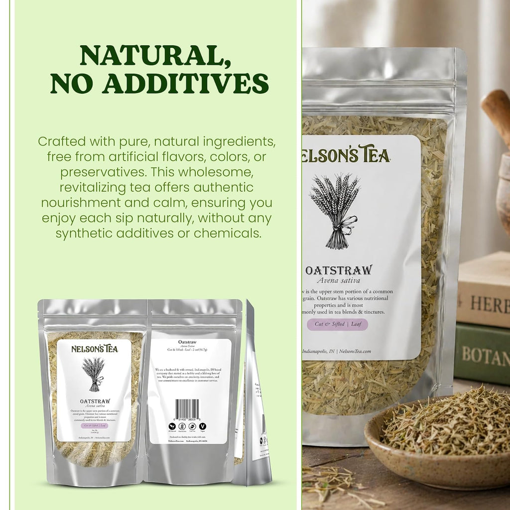 natural oatstraw tea for stress relief