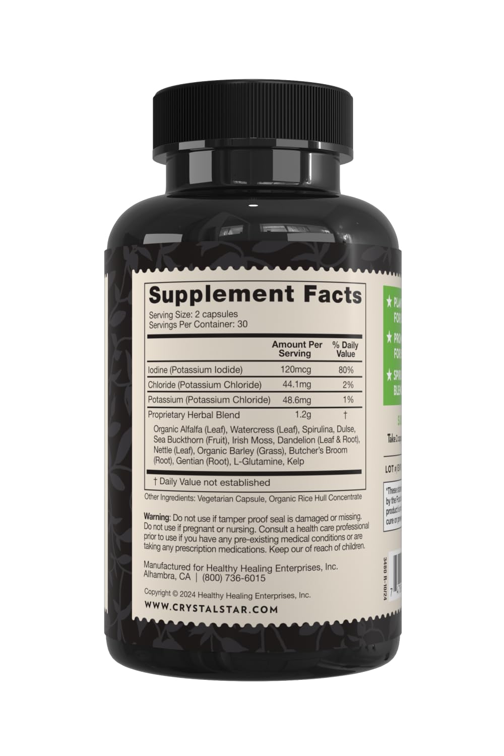 Natural ocean minerals supplement